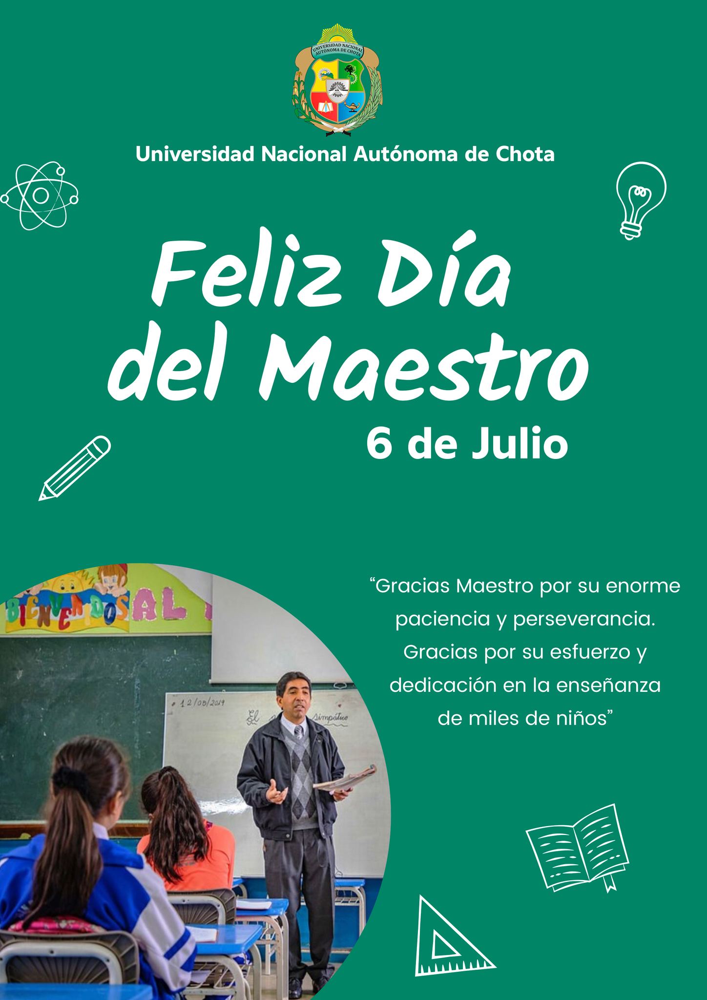 FELIZ DÍA DEL MAESTRO